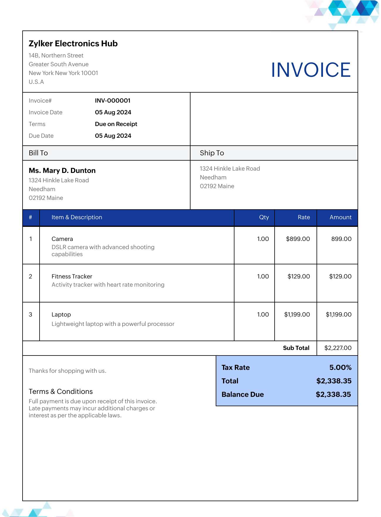 Tax Invoice In Excel Format - Infoupdate.org Tax Invoice In Excel Format - Infoupdate.org