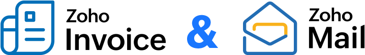 Zoho Invoice and Zoho Mail