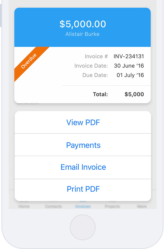 Online invoicing software