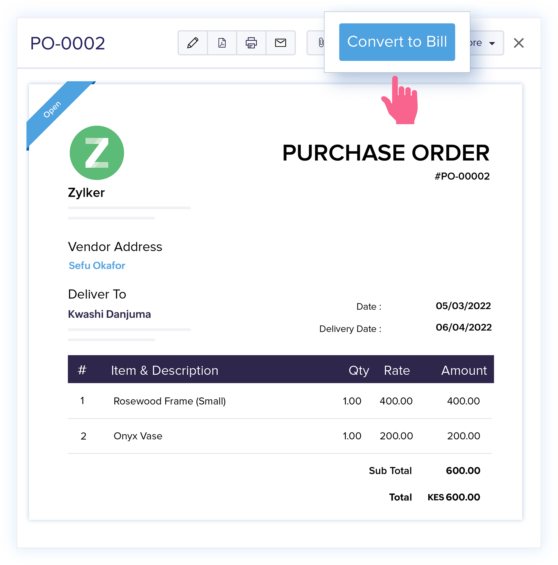 Billing Management Software | Online Billing - Zoho Books