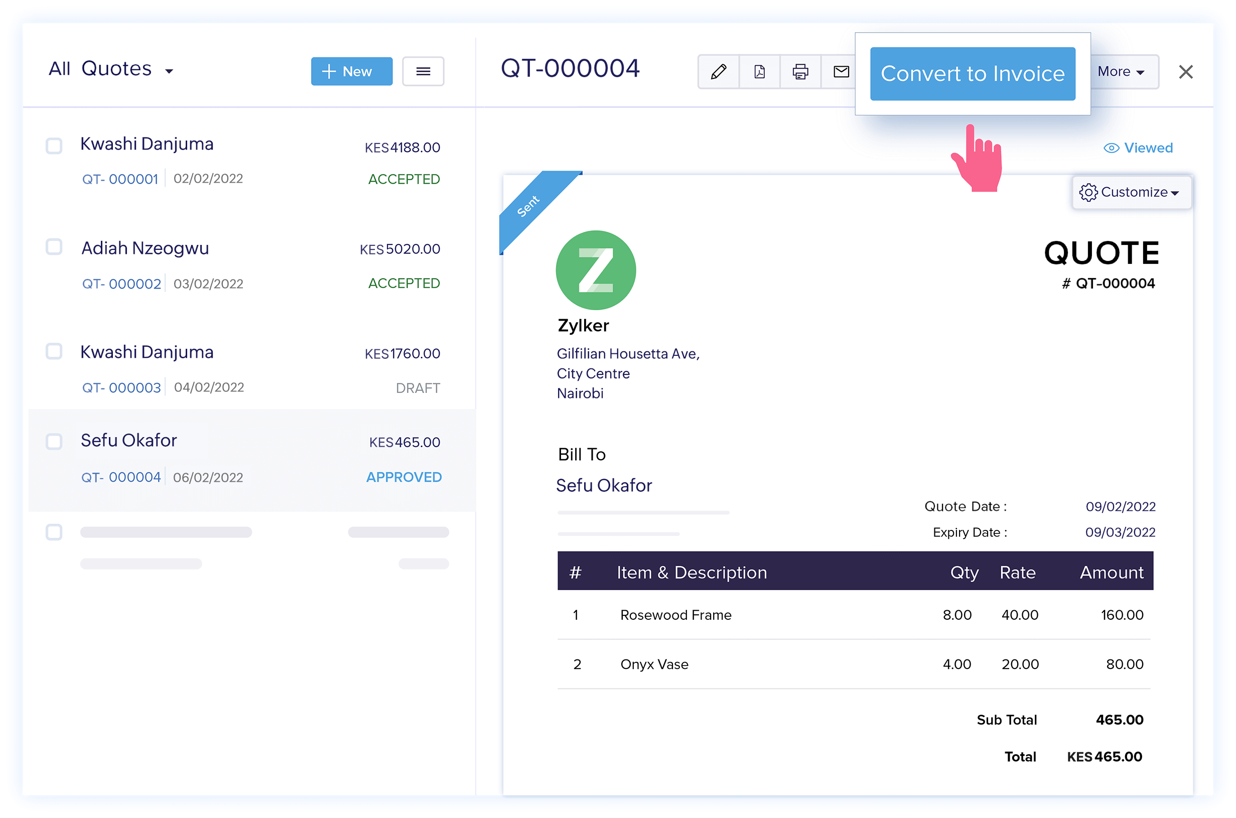 Quote & Invoice Software | Online Invoicing & Estimating App - Zoho Books