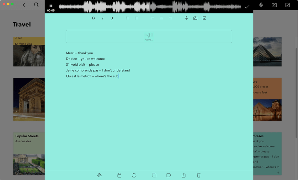Notebook - Audio Card