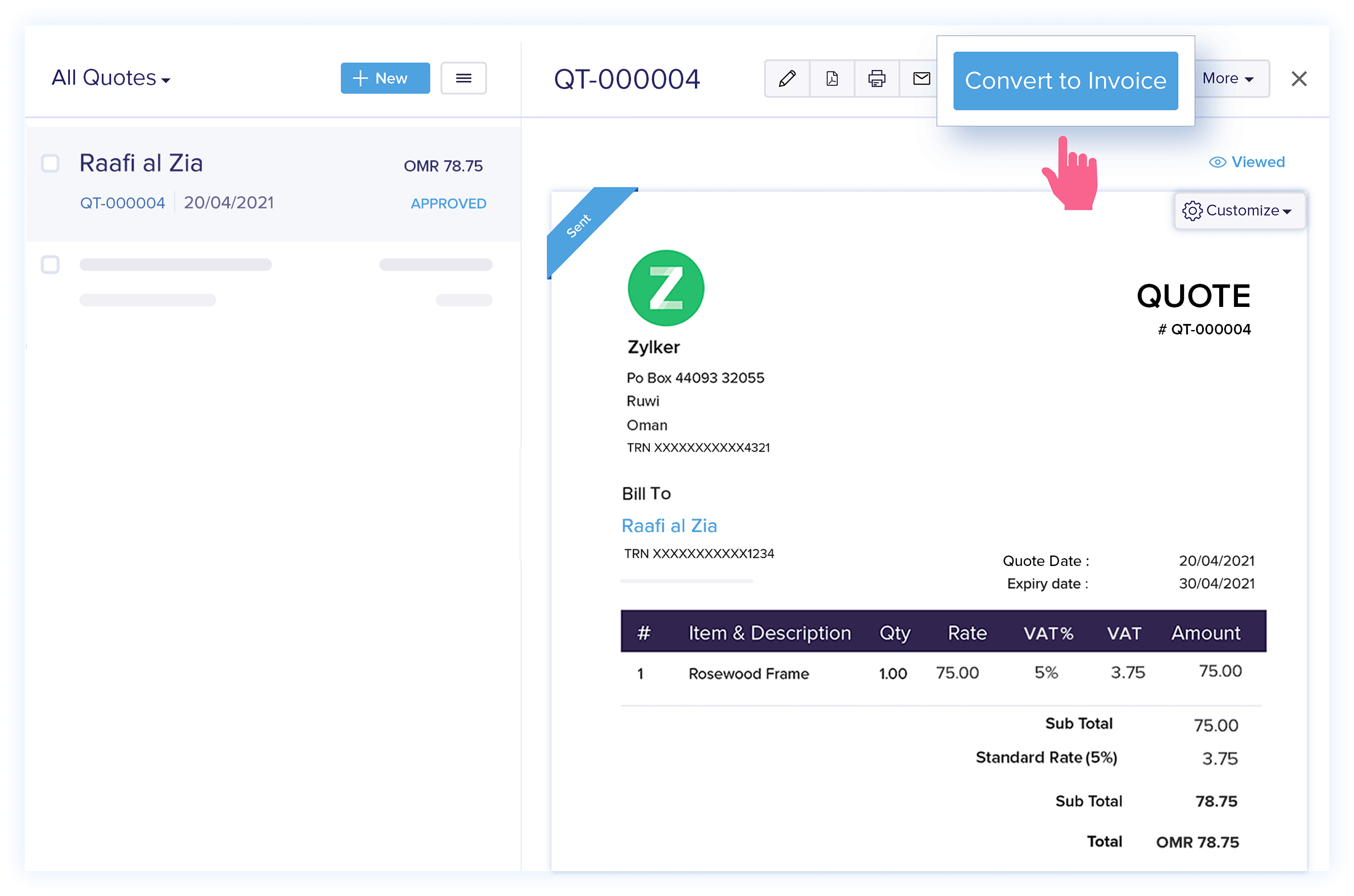 Quote & Invoice Software | Online Invoicing & Estimating App - Zoho Books