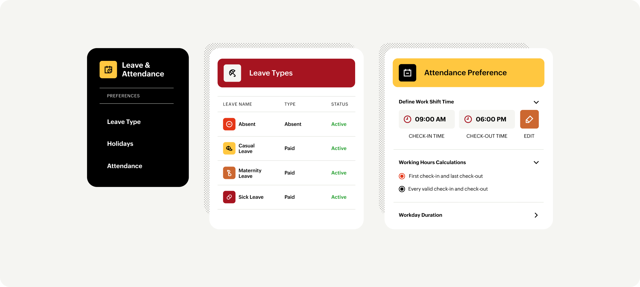 Features | Zoho Payroll Bahrain