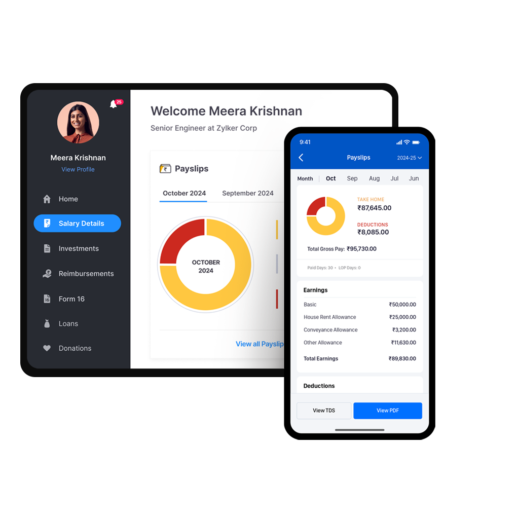 Online payroll software for India | Zoho Payroll