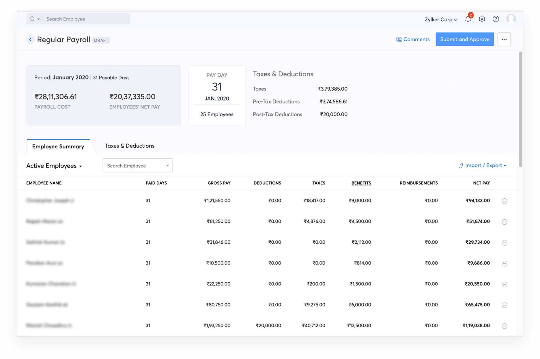 What is Payroll Software | Payroll Management System - Zoho Payroll