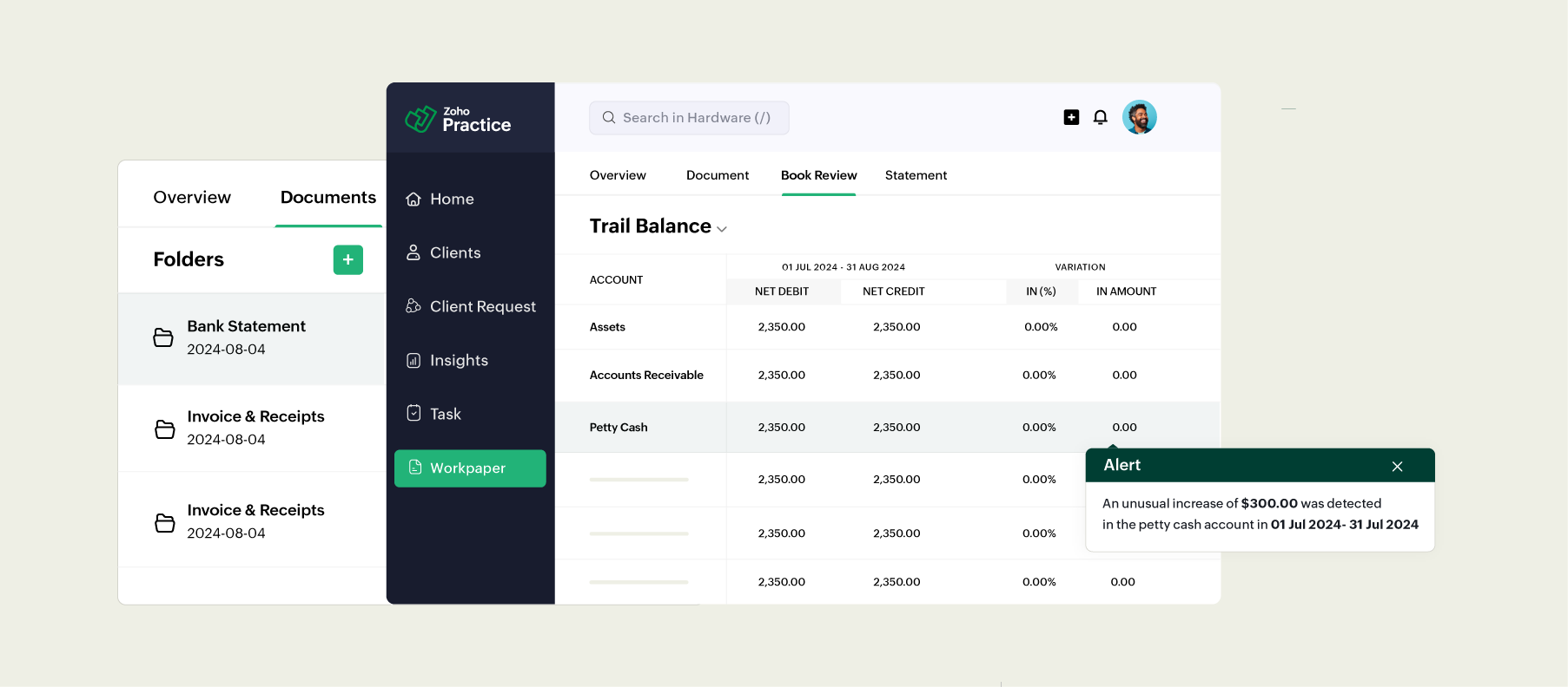 Practice software features for businesses | Zoho practice