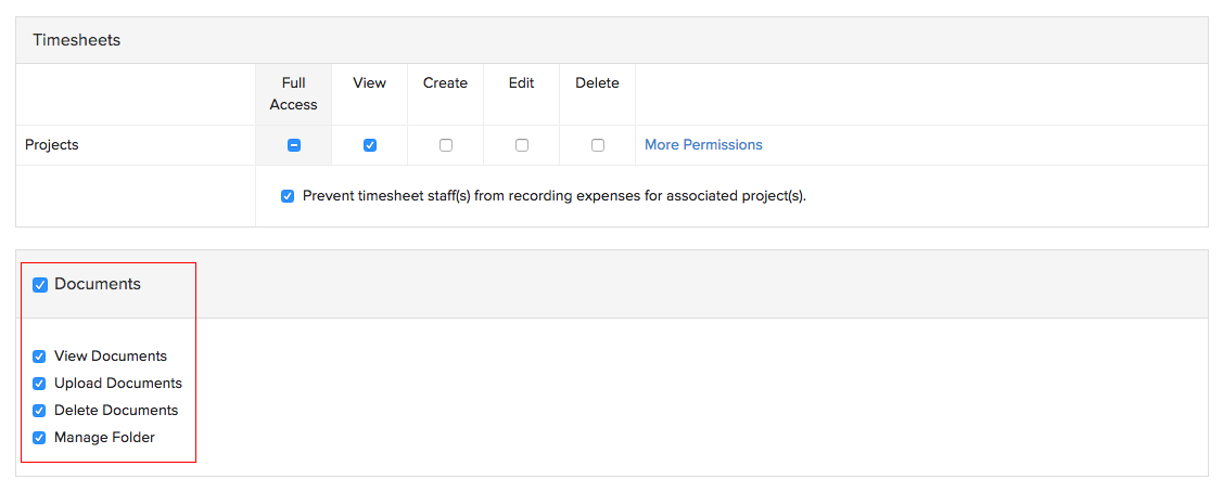 Documents | Help | Zoho Books
