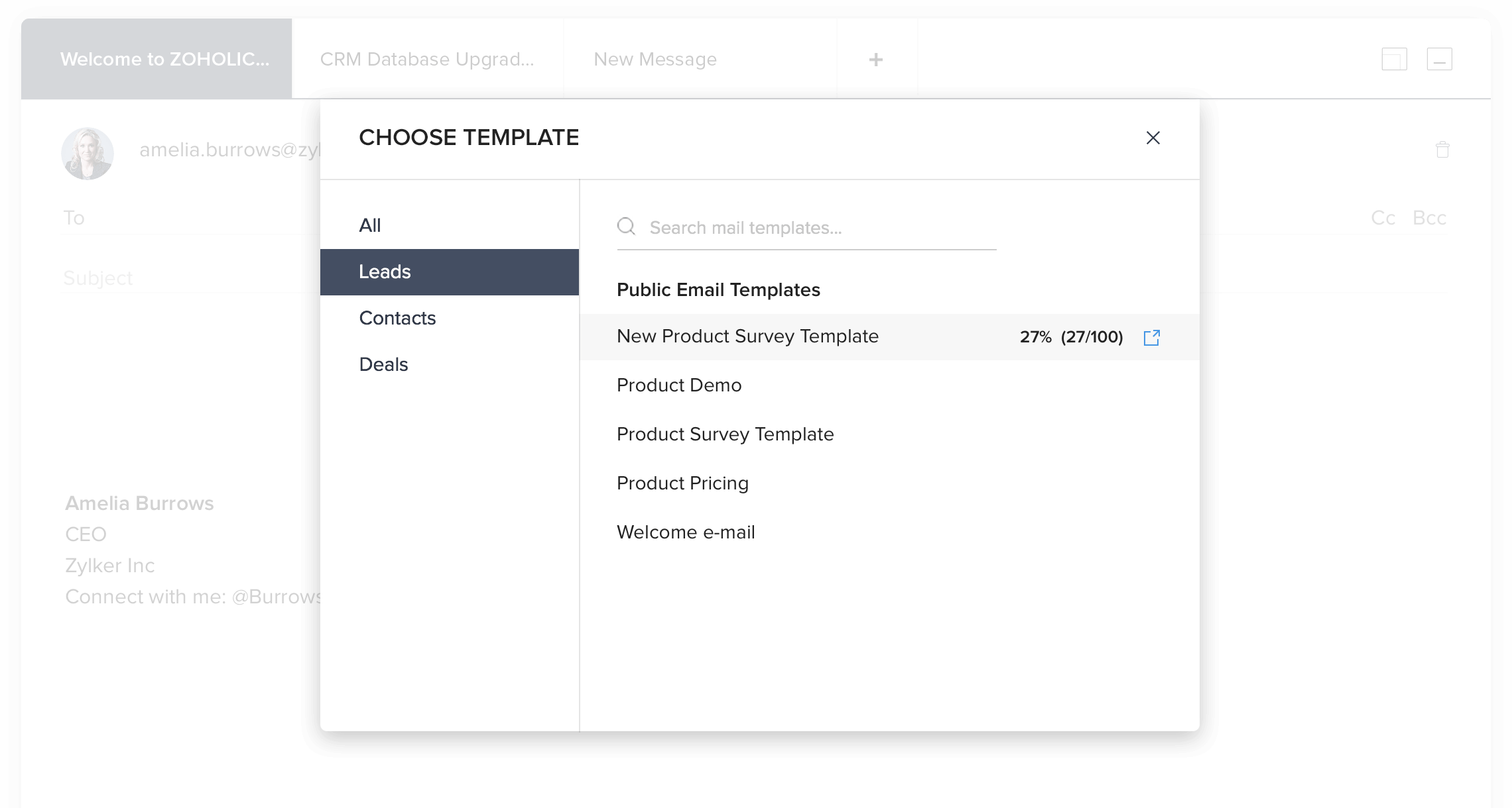 Email dan CRM jadi satu - Zoho SalesInbox