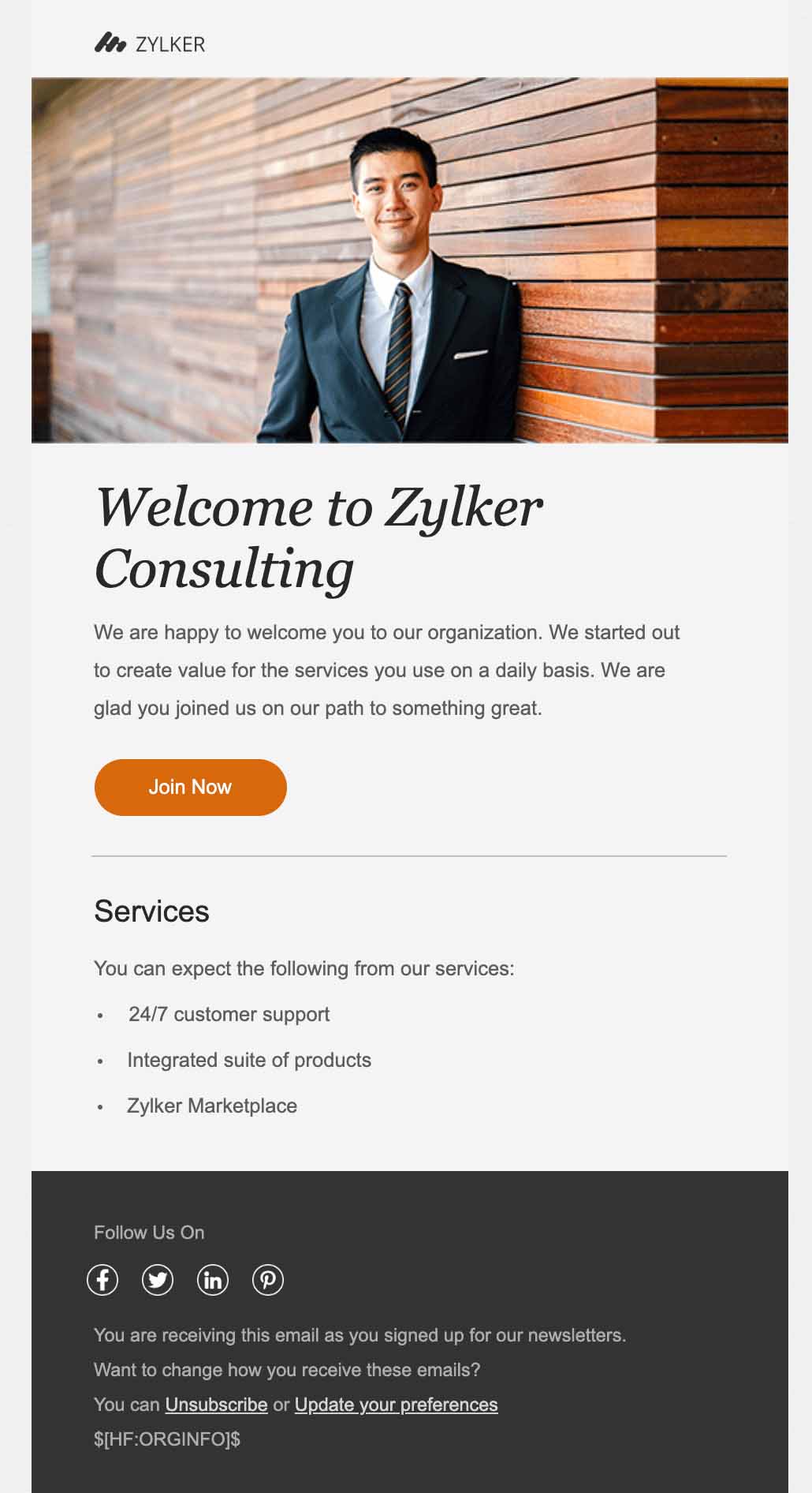 HTML Email Template Gallery | Zoho Campaigns