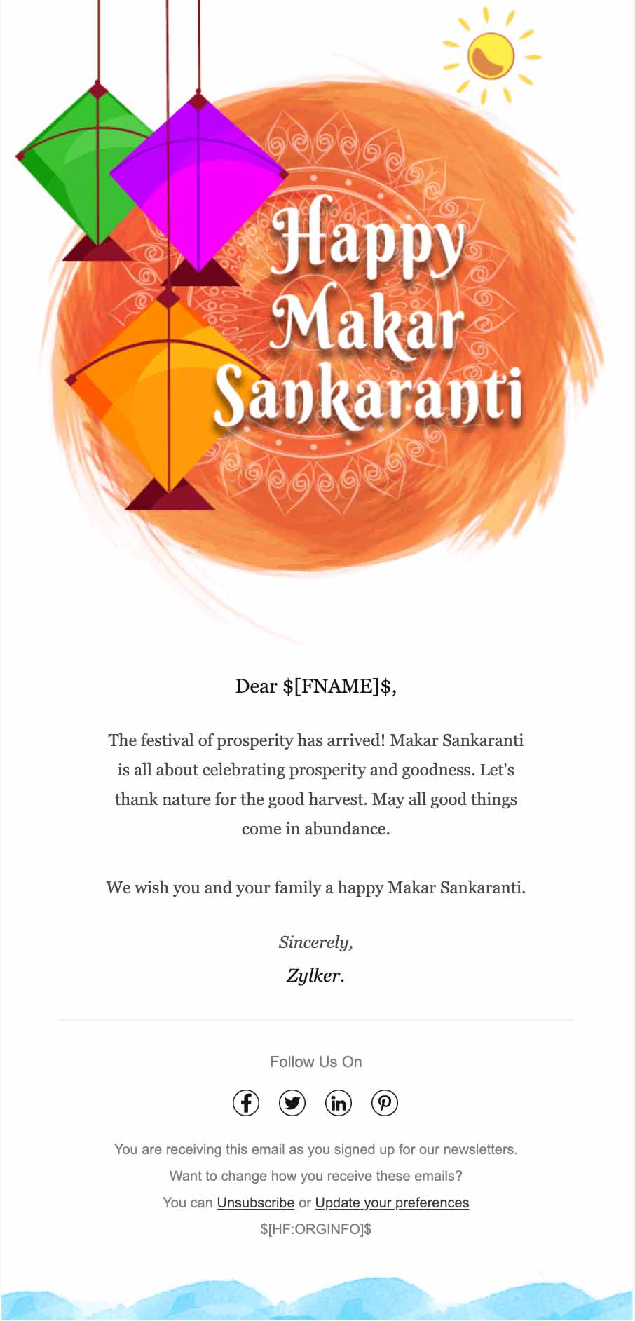 HTML Email Template Gallery | Zoho Campaigns