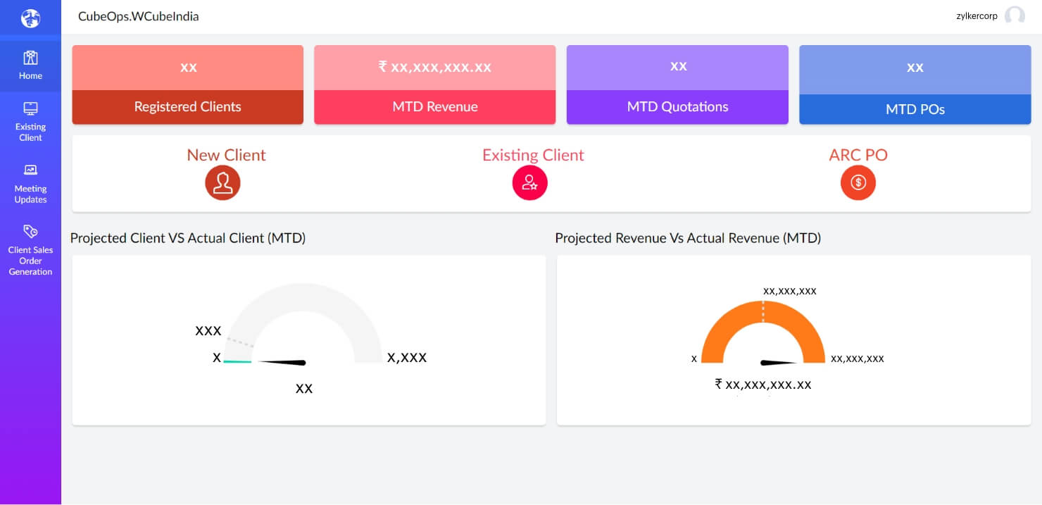WCube India's custom Agile BPM software | Zoho Creator