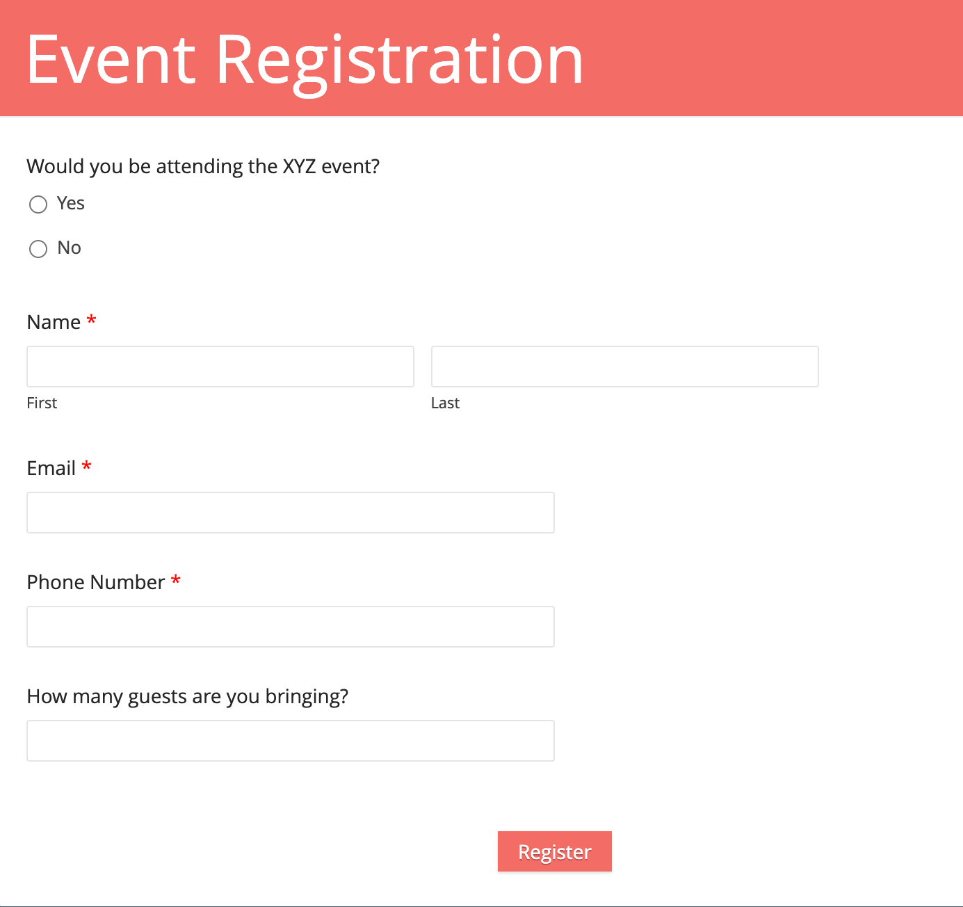 Non-profit Form Templates - Zoho Forms
