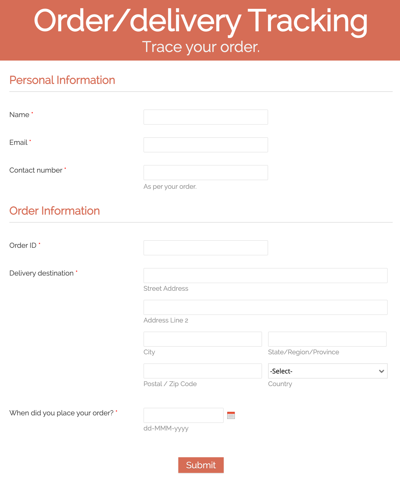 E-Commerce Form Templates - Zoho Forms