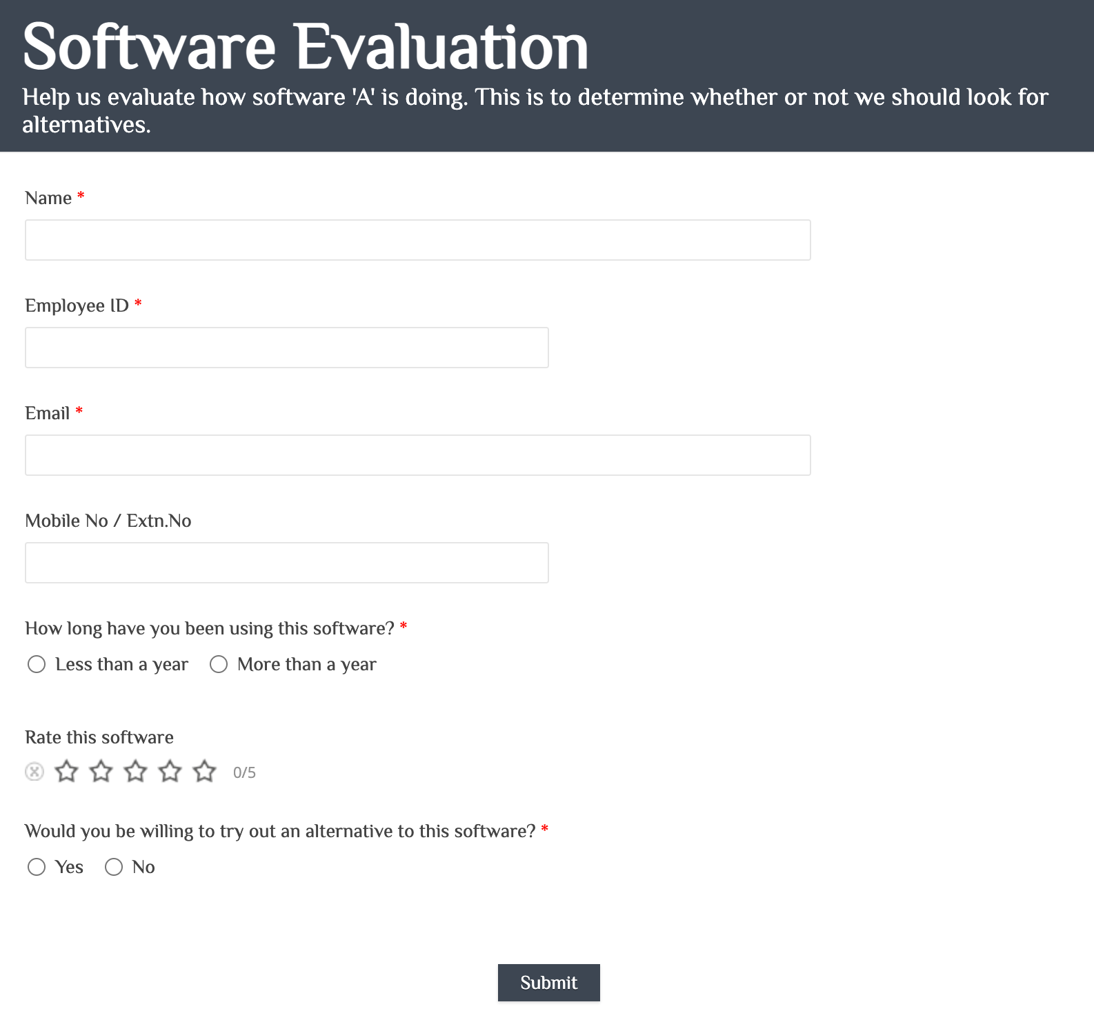 Business Form Templates - Zoho Forms