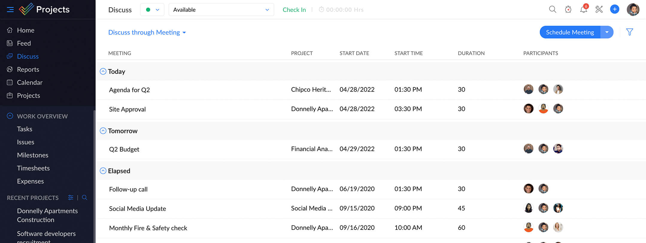 Logiciel de gestion des projets pour les startups - Zoho Projects