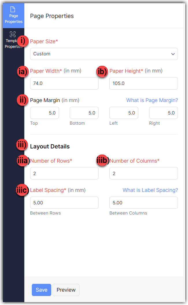 Configure Barcode Template | Online help - Zoho POS