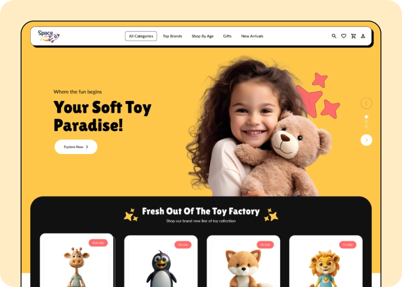 Play Date - Free ecommerce store template by Zoho Commerce | Try now ...