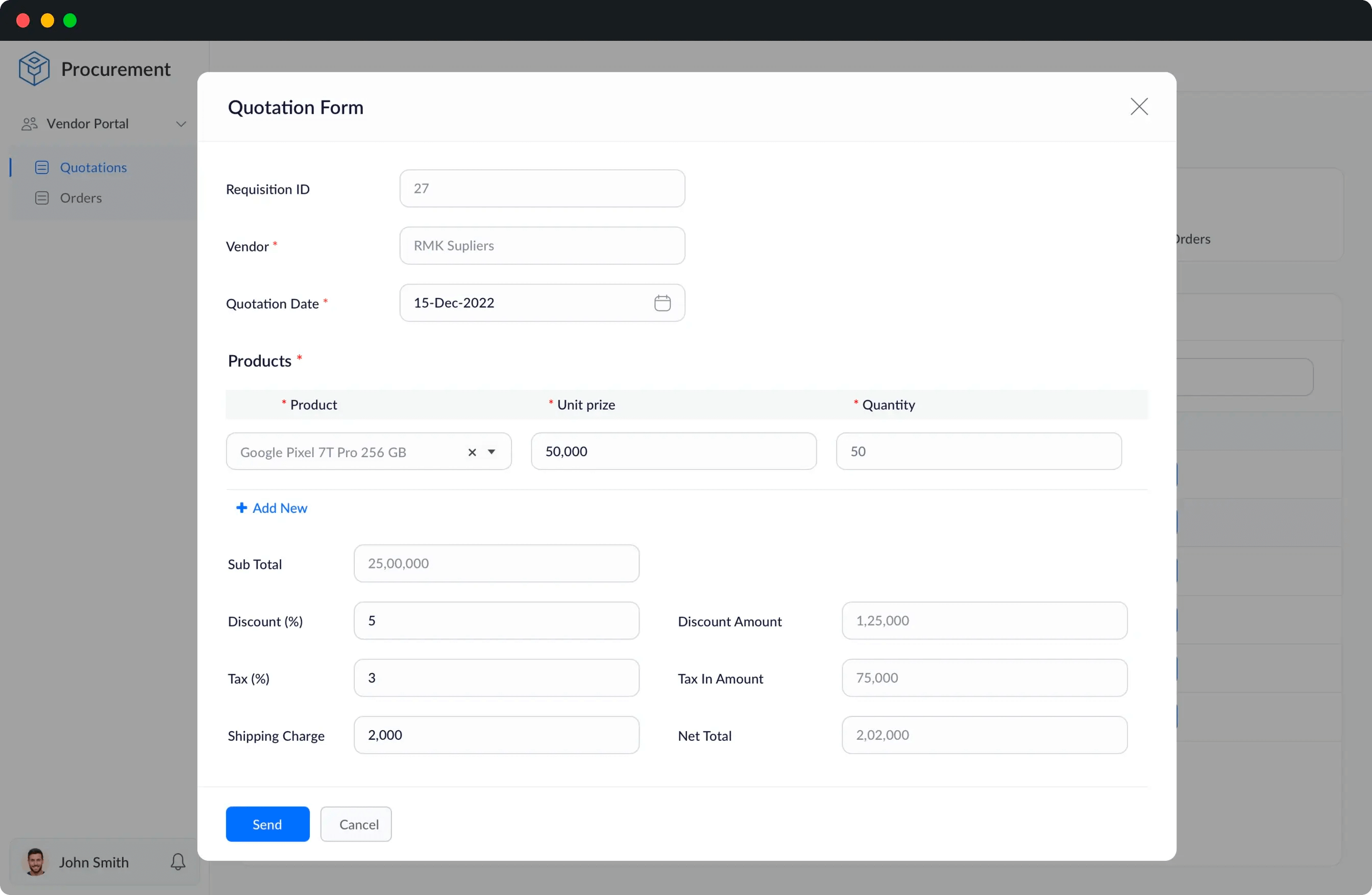 Zoho Creator Procurement | Unified cloud-based procurement software