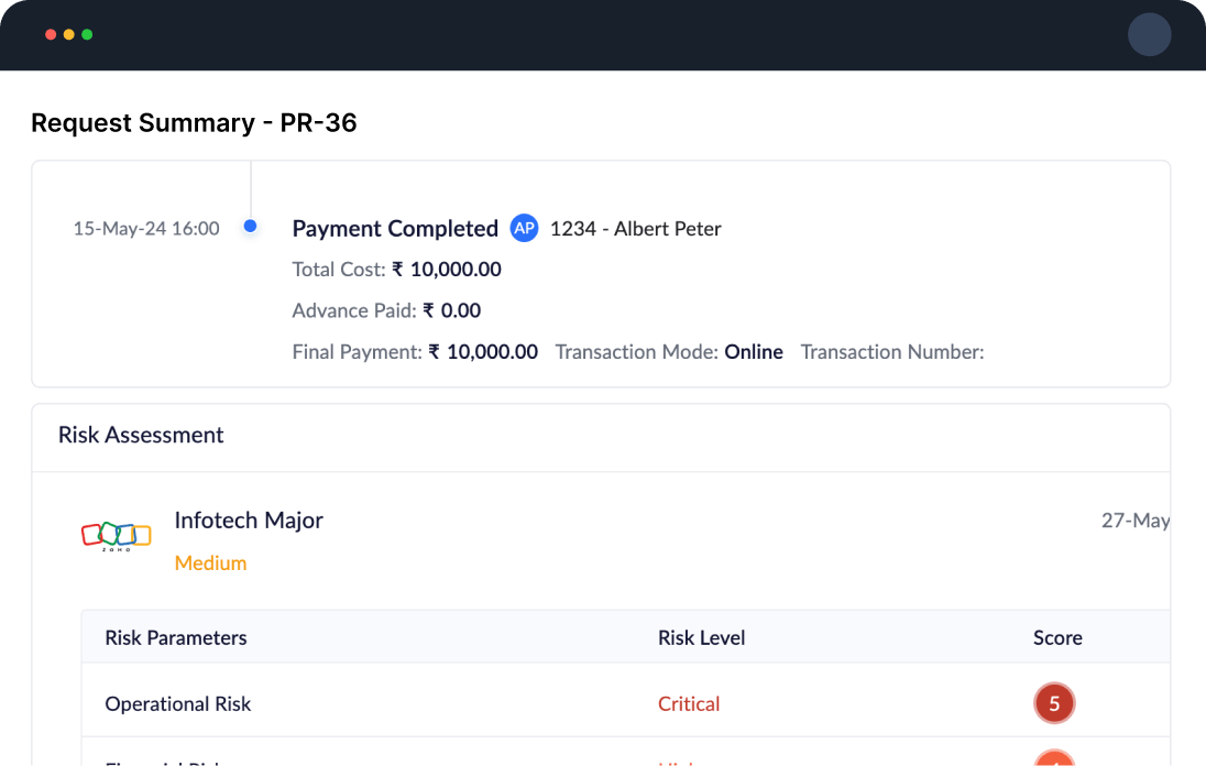 Simplify vendor management with Zoho Creator