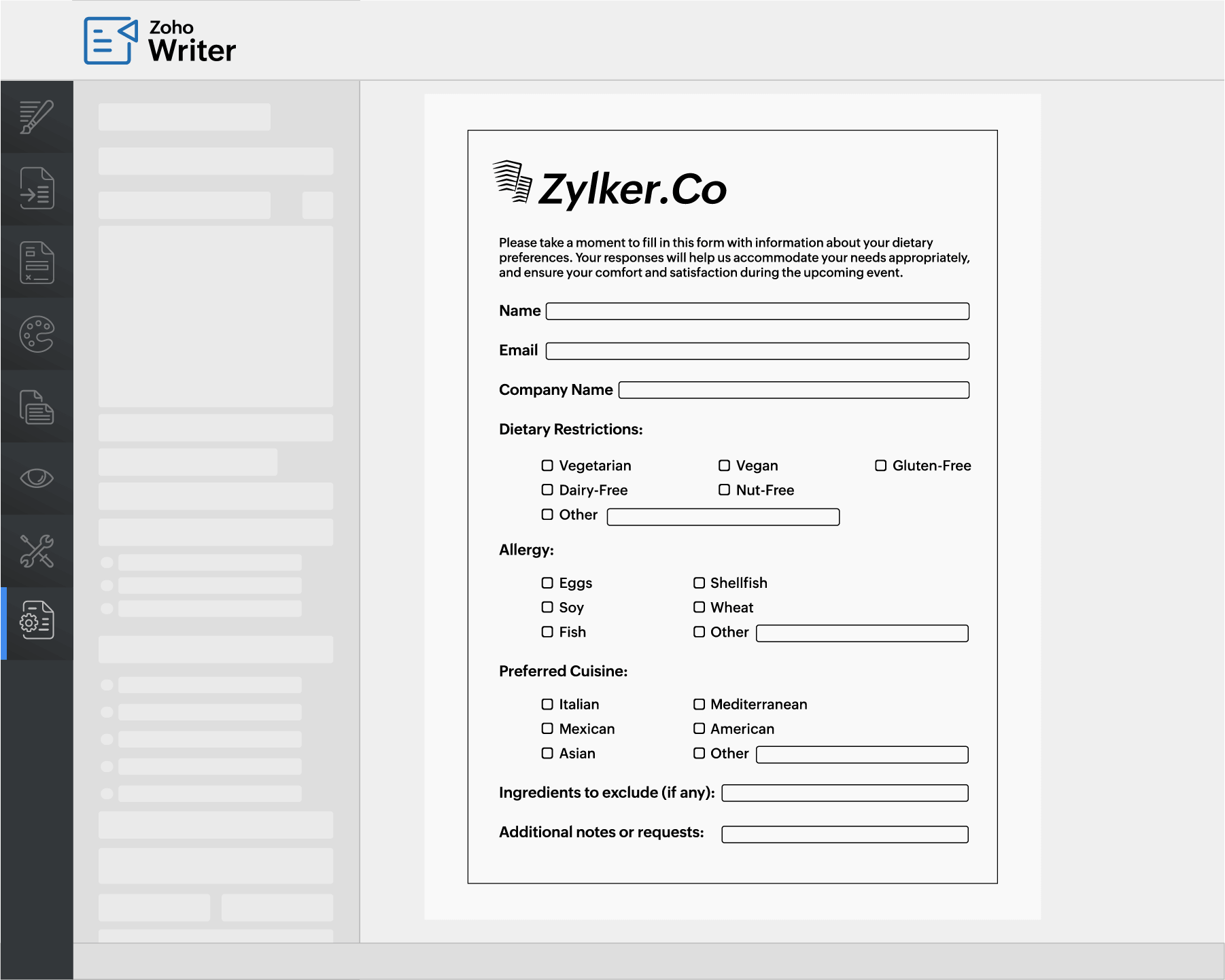 A document automation platform that businesses love | Zoho Writer