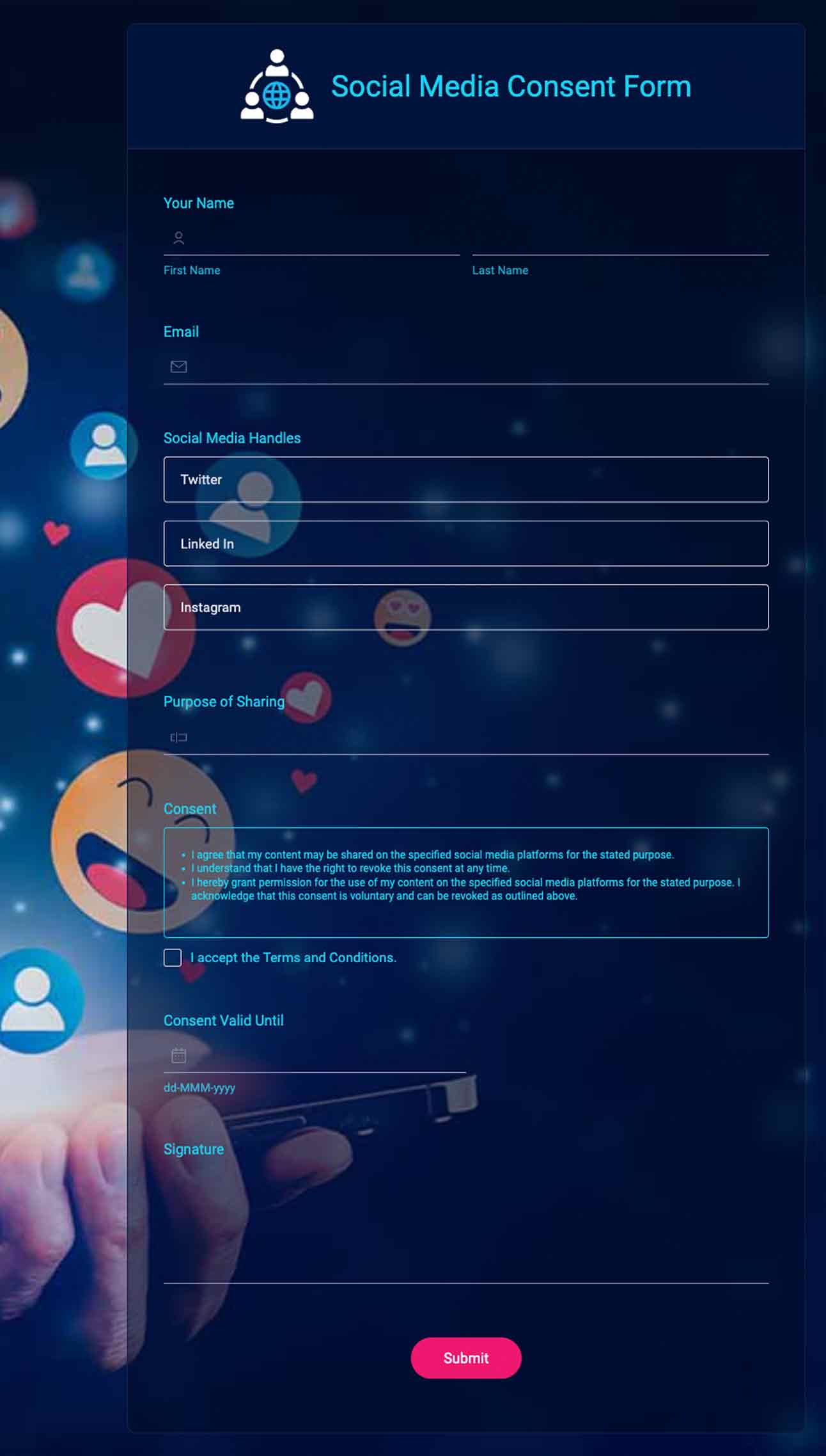Eyelash Extension Consent Form Template - Zoho Forms