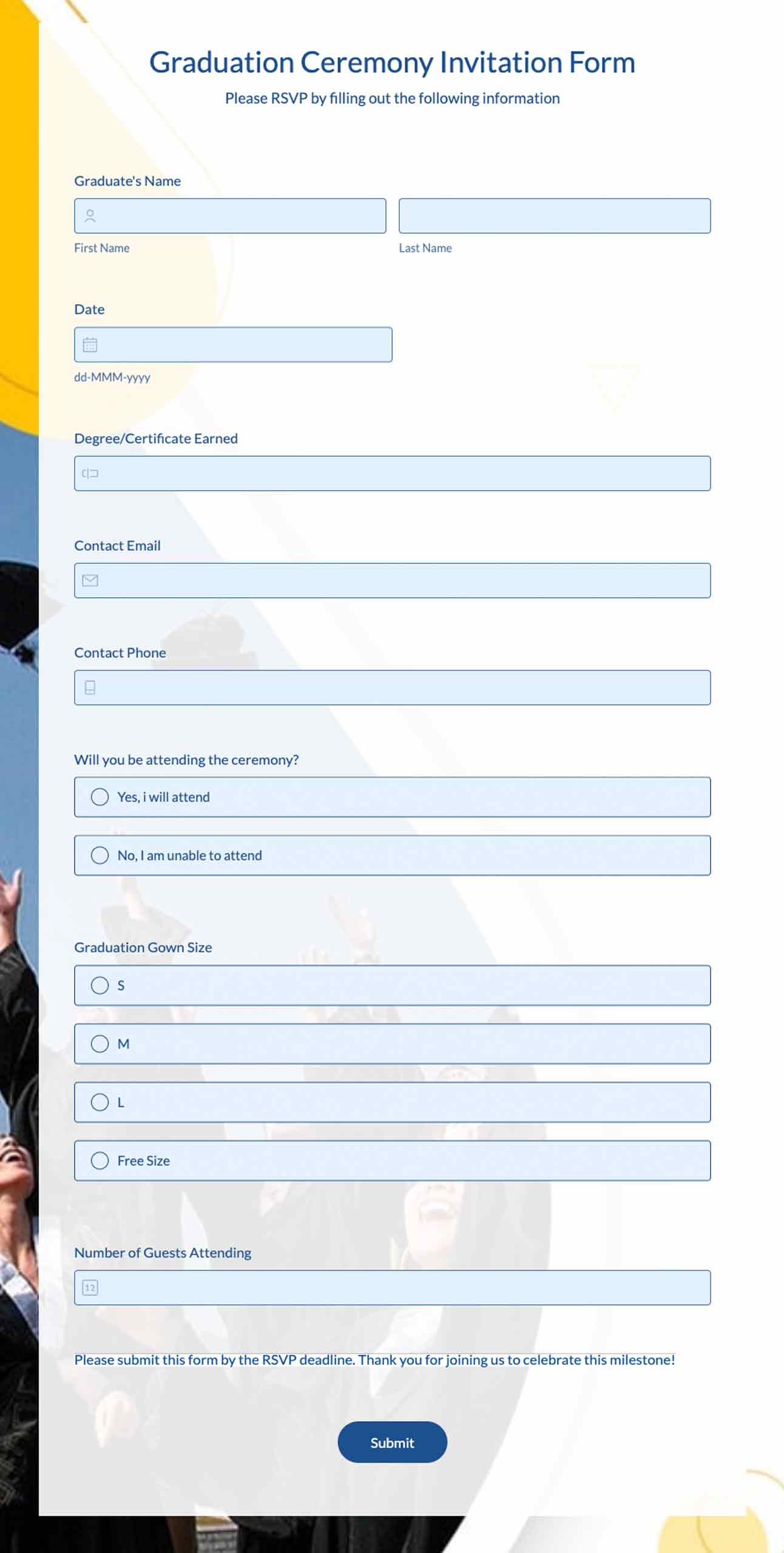 Employee Attendance Form Template - Zoho Forms