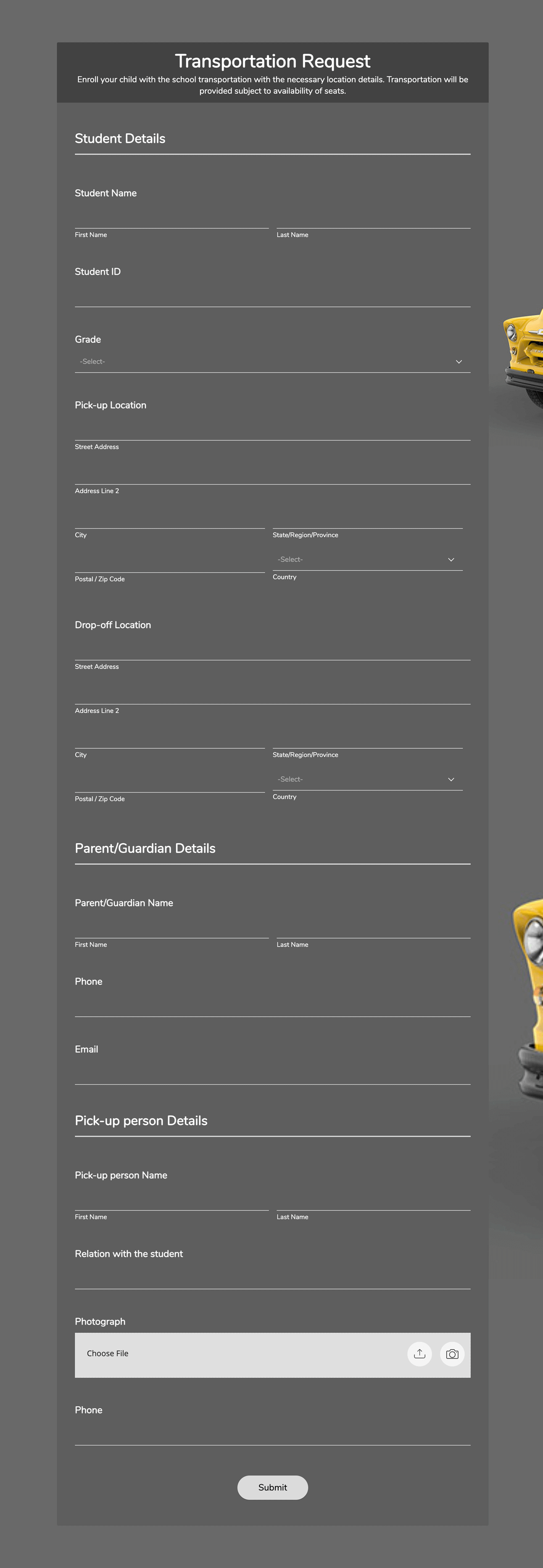 Education Form Templates - Zoho Forms