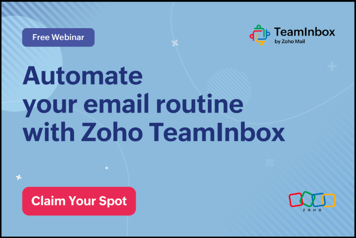 Create New Account - Zoho TeamInbox