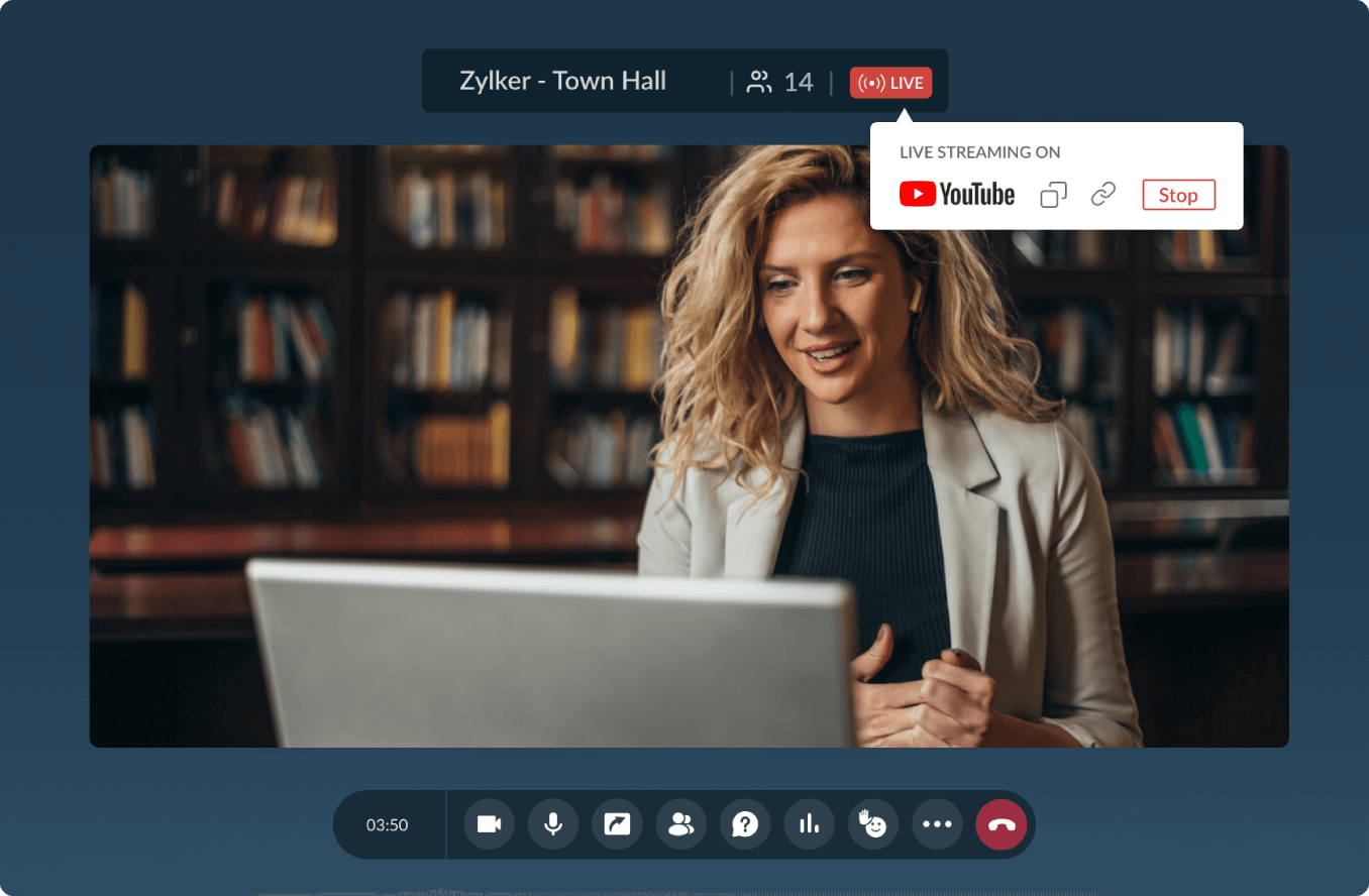 Zoho Webinar | Plataforma e ferramenta de webinar de vídeo