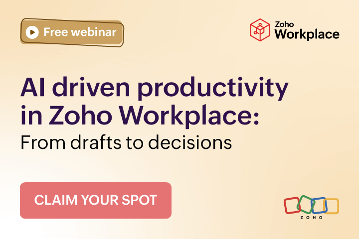 Tips to use Zoho Workplace's features better | Zoho Workplace