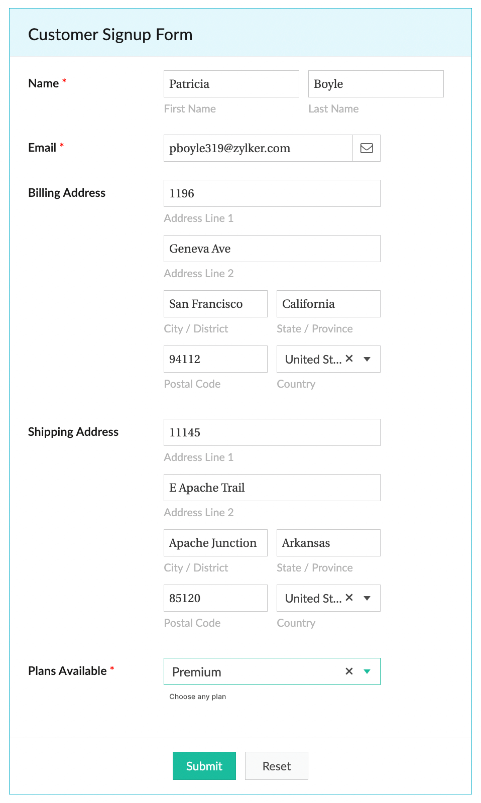 Zoho Subscriptions and Zoho Creator