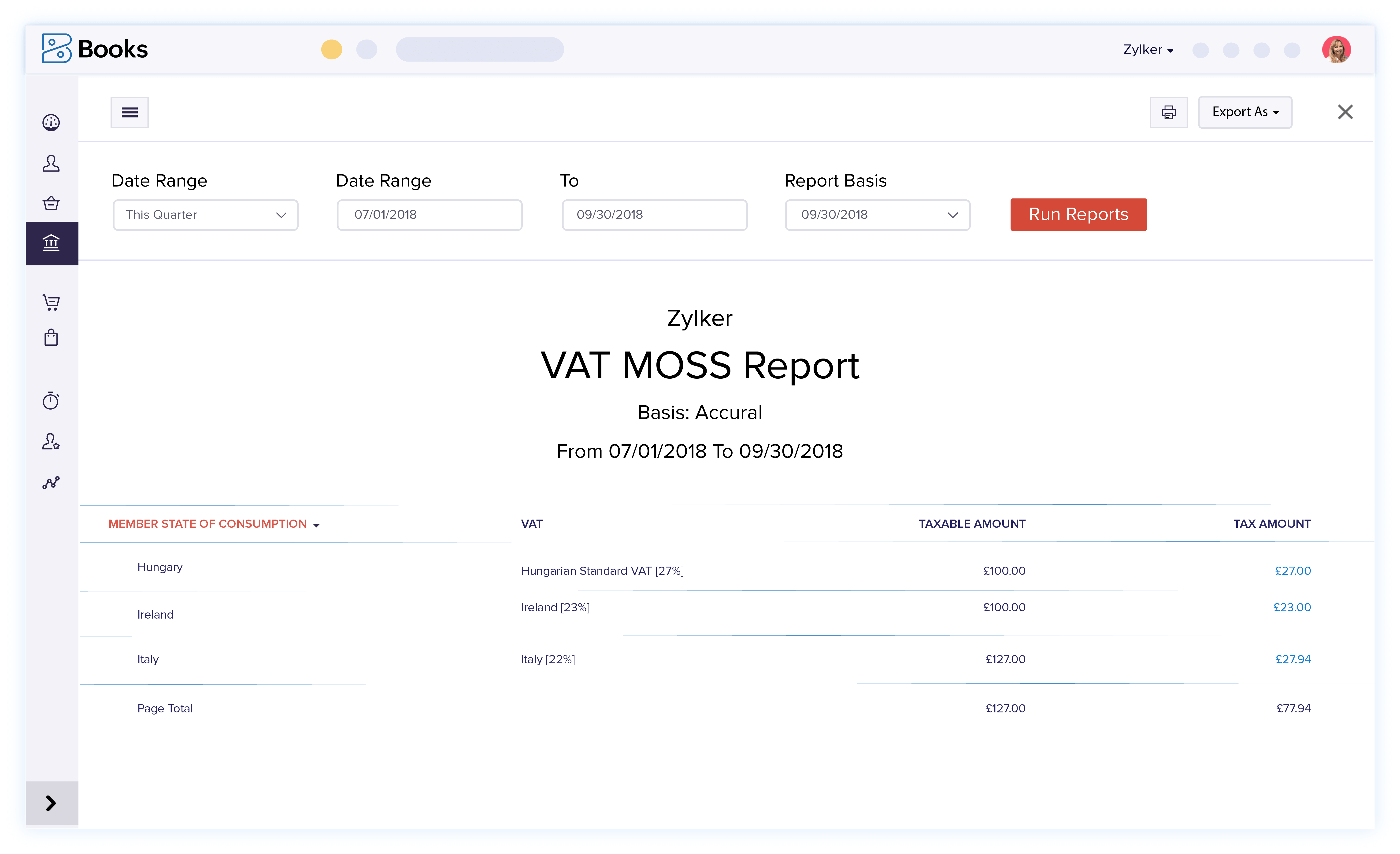 VAT Software | Online Accounting & VAT Returns Filing - Zoho Books UK