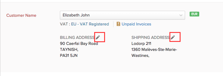 Invoices | Help | Zoho Books