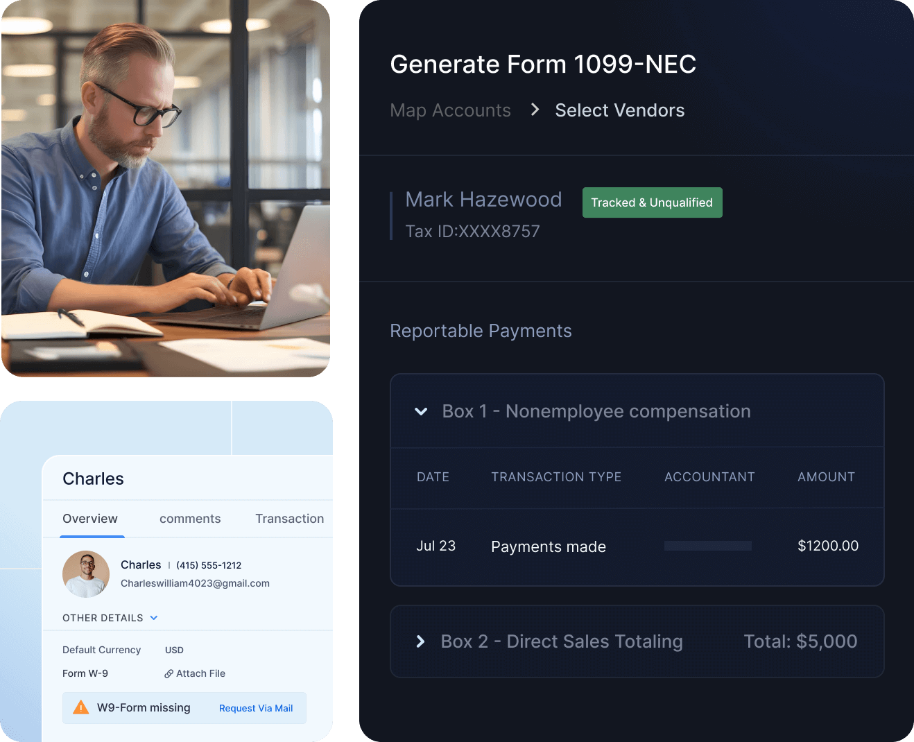 Track 1099 with Zoho Books | For small businesses & accountants