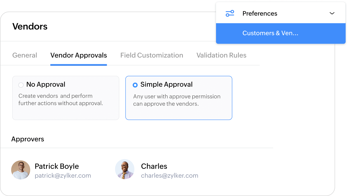 Streamline your account payables | Zoho Books