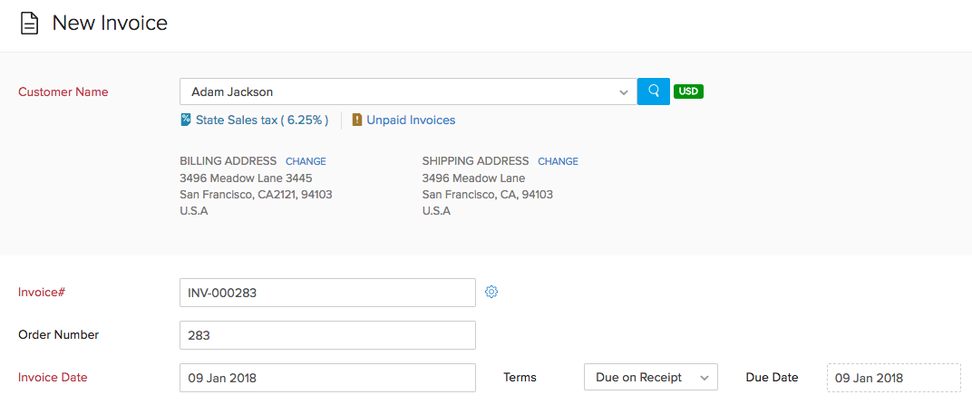 How do I create an invoice?