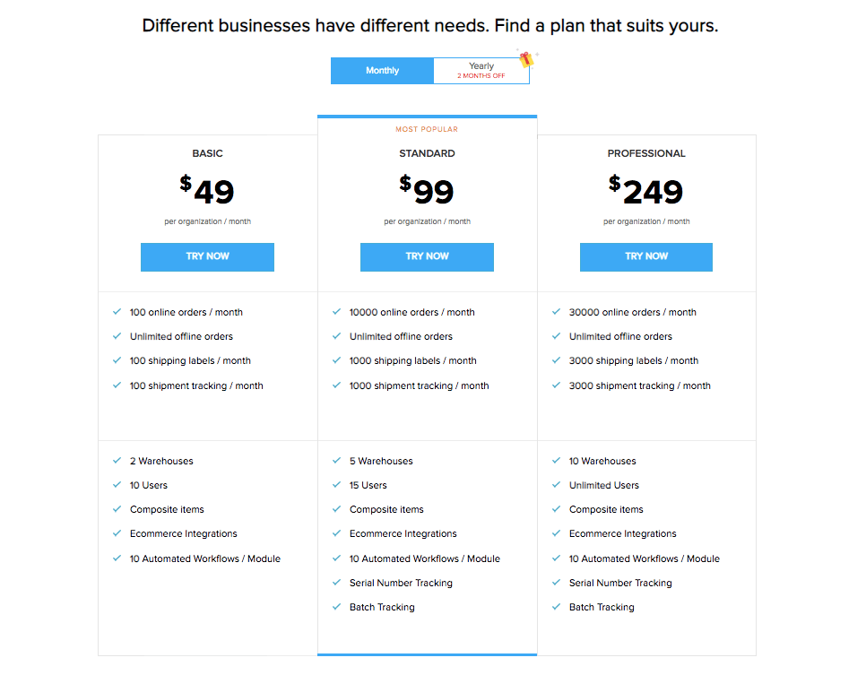 Zoho Inventory - Product Subscription